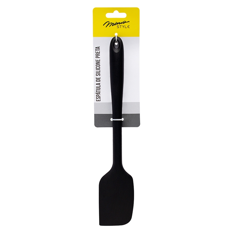 Mimostyle - ESPÁTULA GRANDE SILICONE PRETO